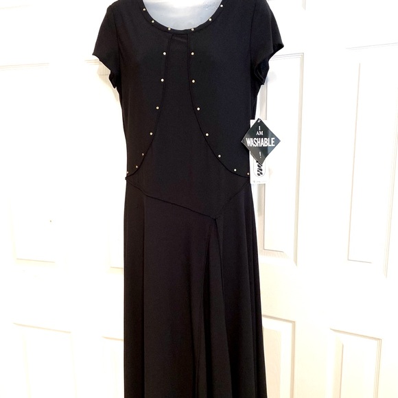 Perceptions | Dresses | Perceptions Midi Black Dress | Poshmark